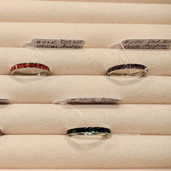 Jewelry | Your Choice Austrian Crystal Stackable Rings | Poshmark